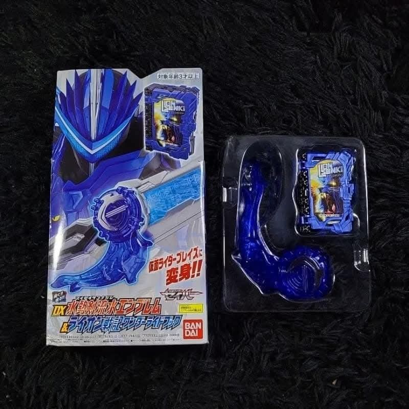 BIB SET DX Blades Suseiken Nagare Emblem & DX Lion Senki Wonder Ride ...
