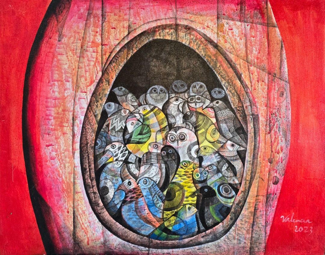 Birds In A Tree Hole - Raymundo Valencia, Hobbies & Toys, Stationary ...