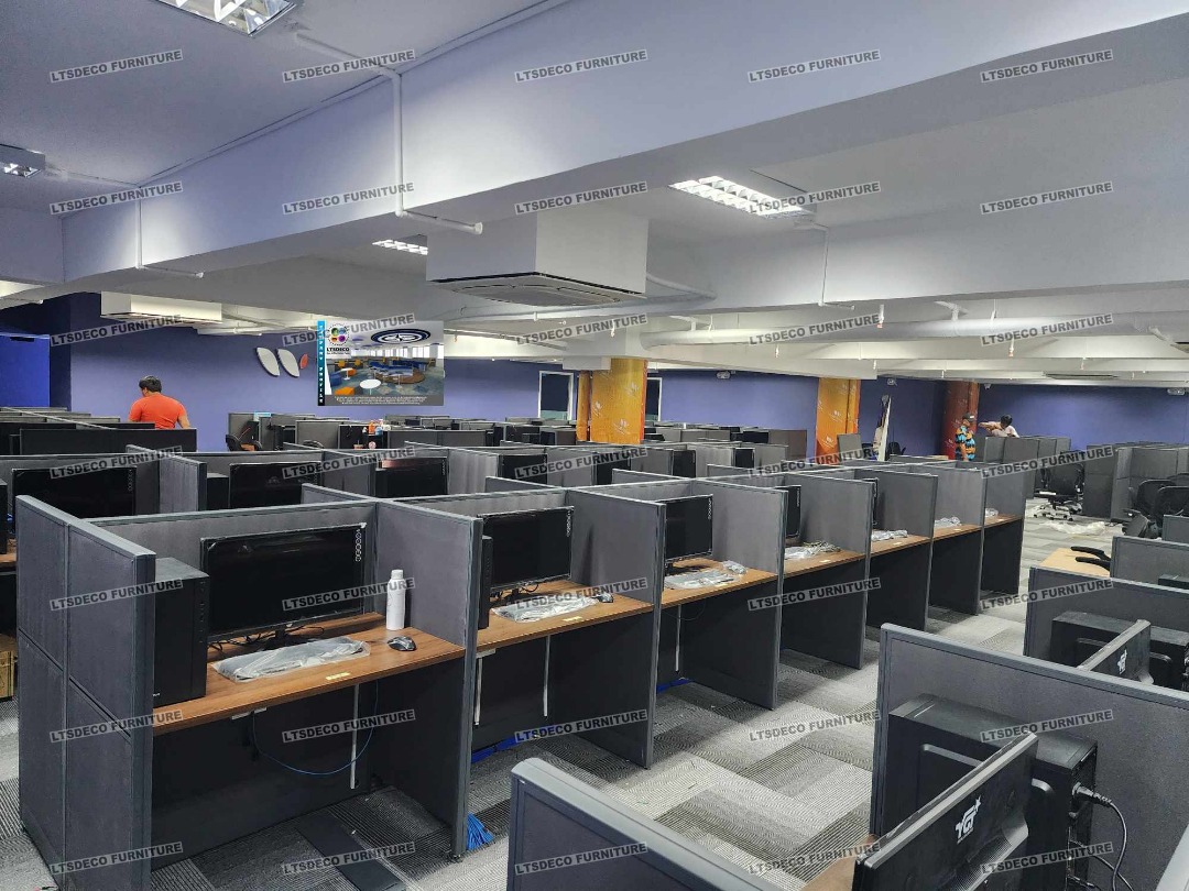 CALL CENTER WORKSTATION CUBICLE | OFFICE PARTITION | OFFICE FURNITURE, Furniture & Home Living ...