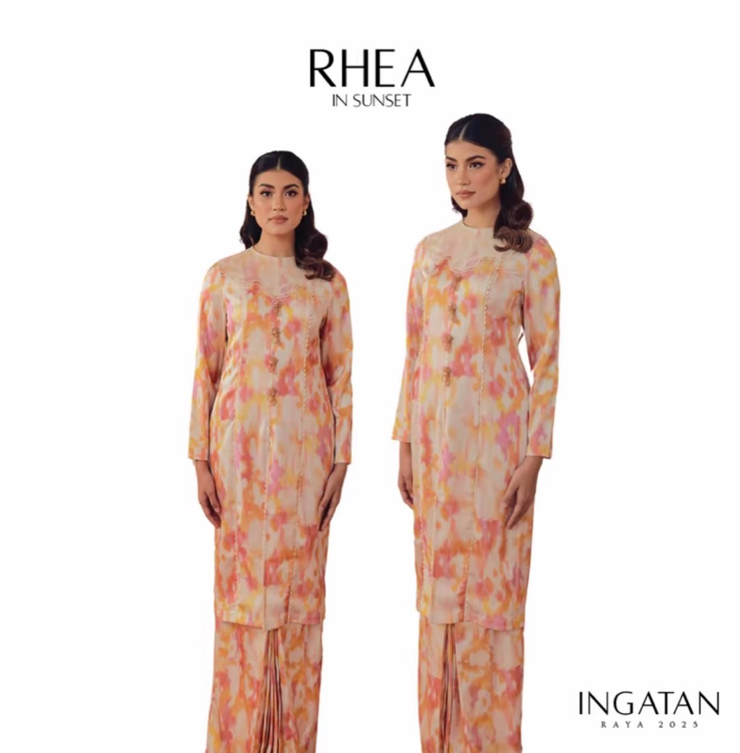 Baju Raya 2025 Camellia Empire - RHEA, Women's Fashion, Muslimah Fashion, Baju Kurung & sets on ...