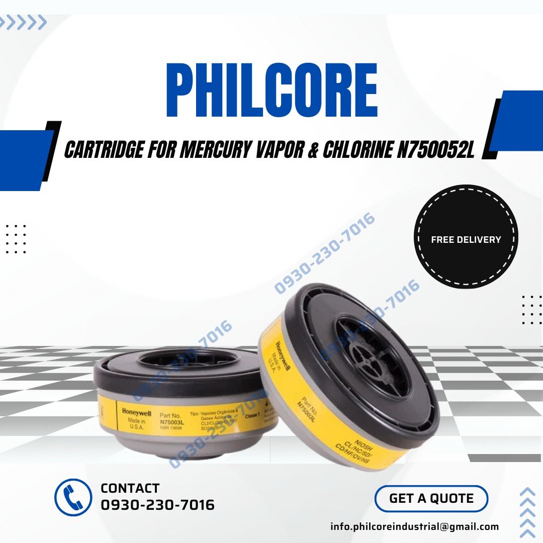 Cartridge for Mercury Vapor & Chlorine N750052L,Protective Mask,Gas ...