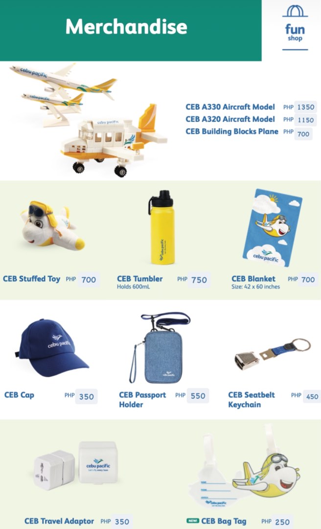 Cebu Pacific Official Merchandise, Everything Else, Others on Carousell