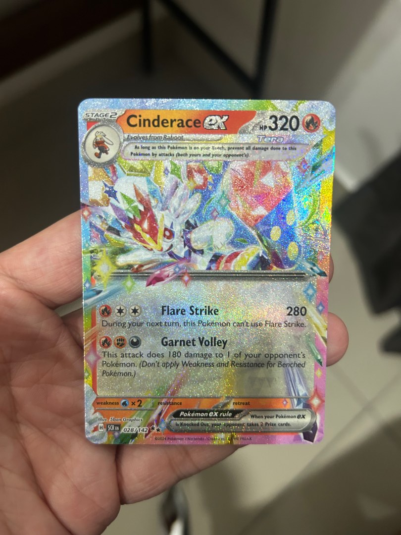 Cinderace ex - 028/142 - Ultra Rare, Hobbies & Toys, Toys & Games on ...