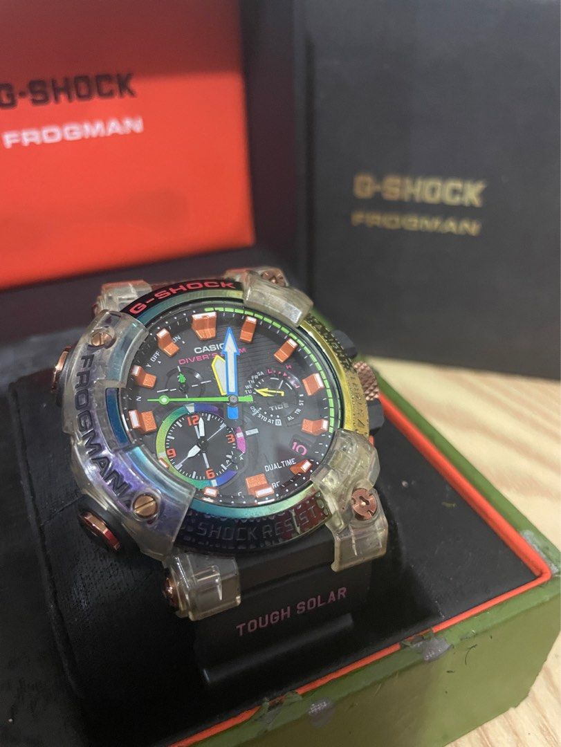 Combo : G-Shock MTG B1000VL - 4A Limited Edition & Frogman GWF A1000BRT ...