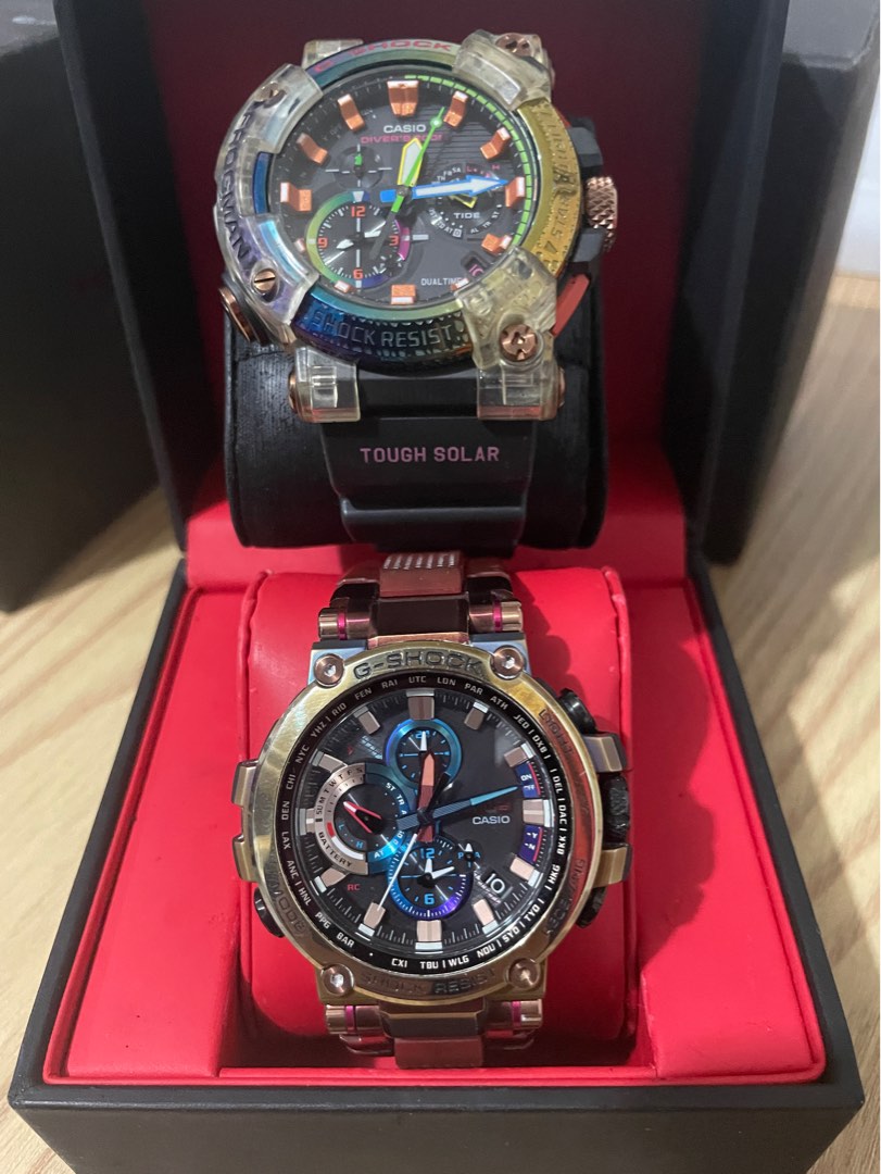 Combo : G-Shock MTG B1000VL - 4A Limited Edition & Frogman GWF A1000BRT ...