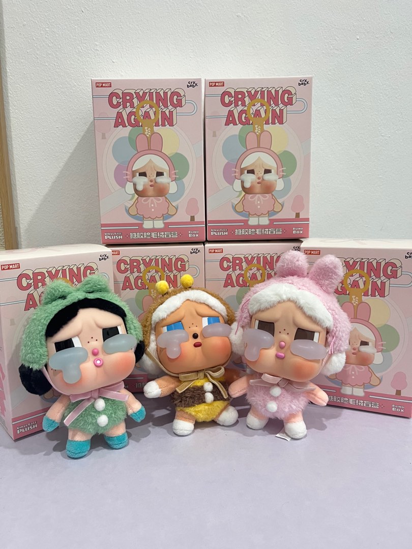 (Confirmed Design) Crybaby Crying Again Series 100% Original Popmart ...