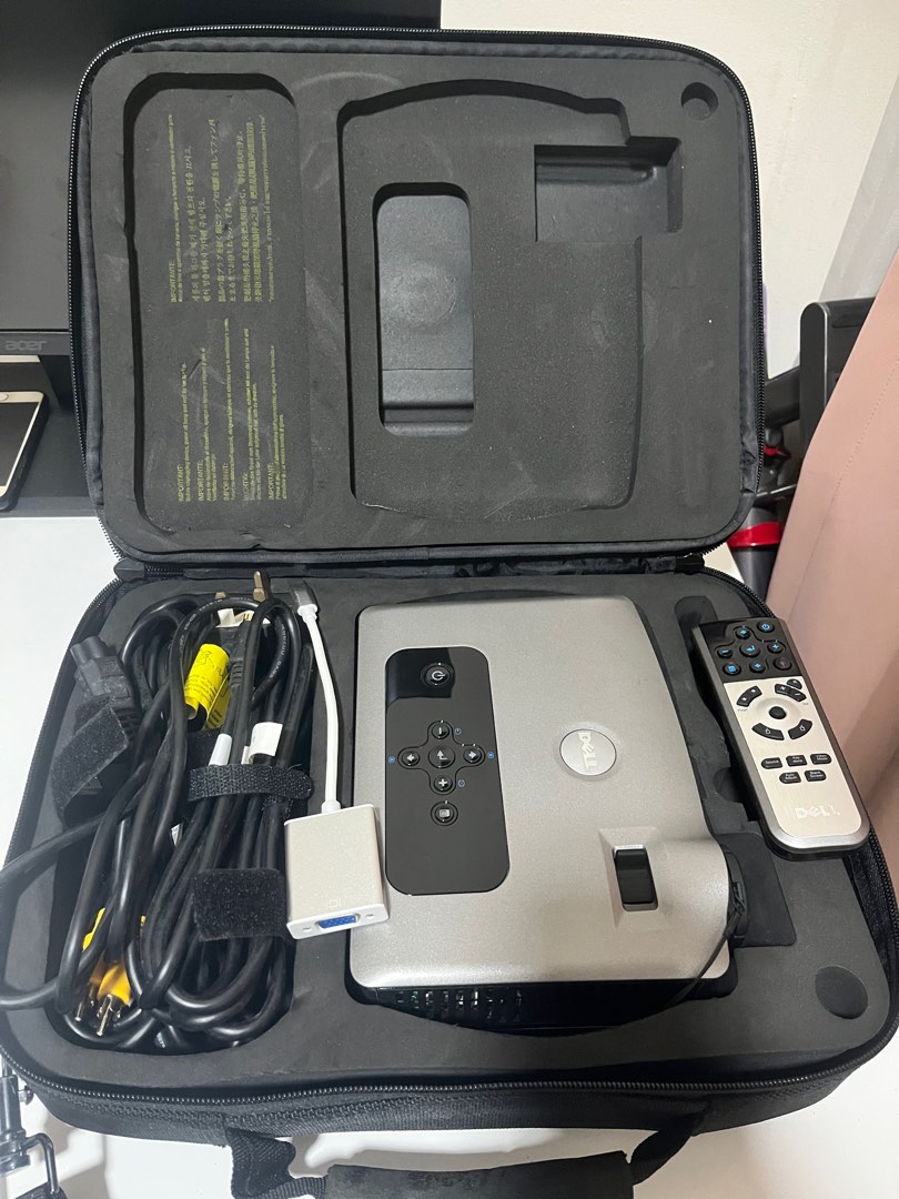 Dell Projector 3400MP full set, TV & Home Appliances, TV ...