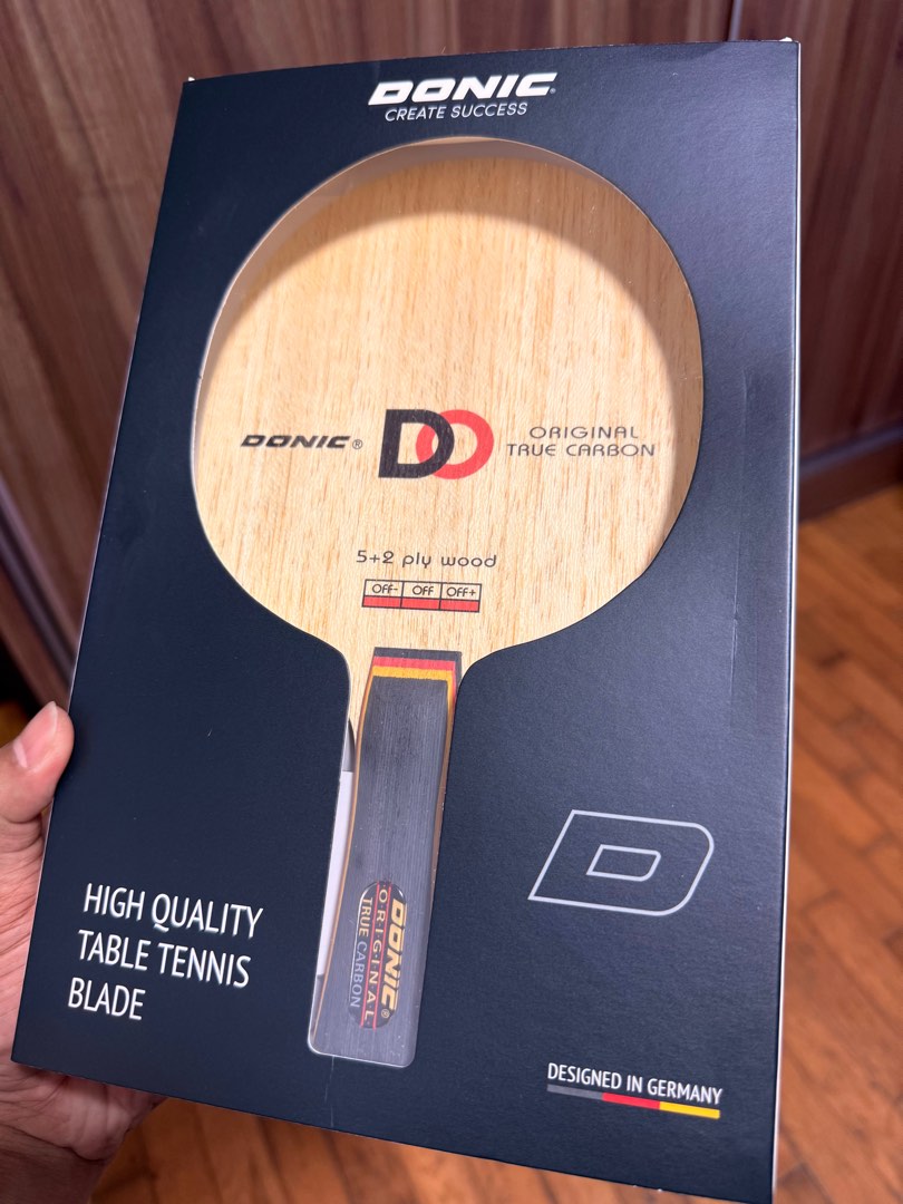Donic Original True Carbon Table Tennis Rubber, Sports Equipment ...