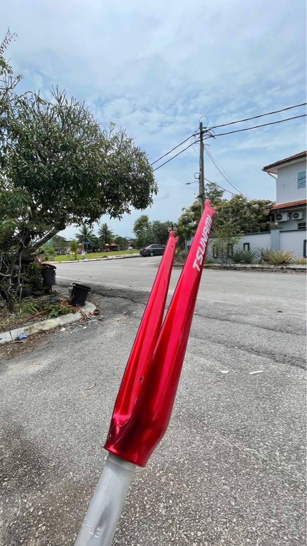 FORK FIXIE TSUNAMI ORI RED, Sports Equipment, Bicycles & Parts ...