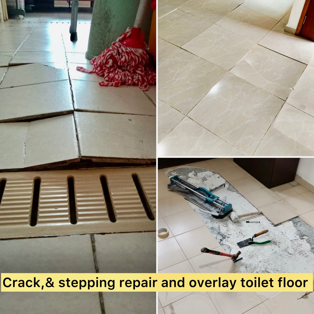 full House smooth plaster,&painting toilet ceiling & pipe paint,overlay ...