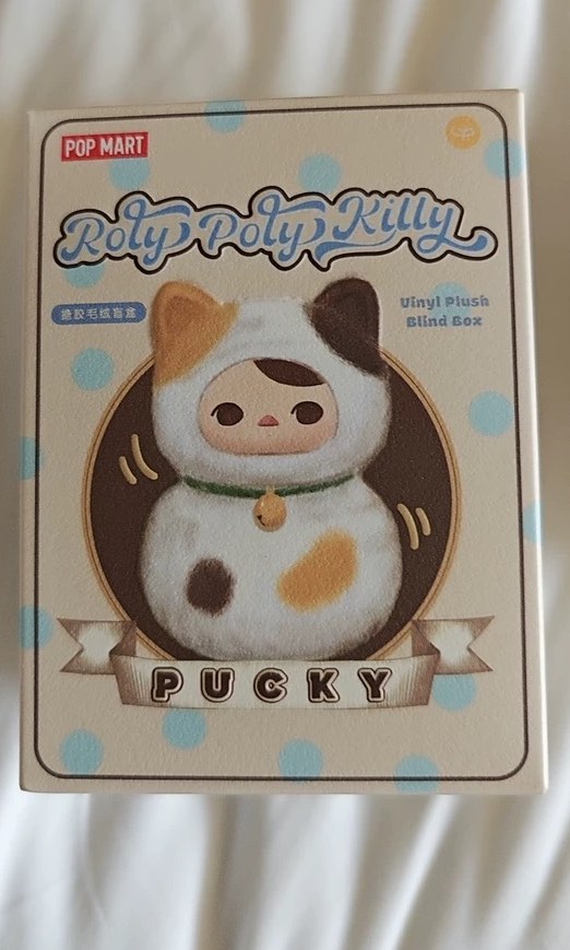 [FULLSET] POPMART PUCKY ROLY POLY KITTY CAT SERIES PLUSH BLIND BOX ...