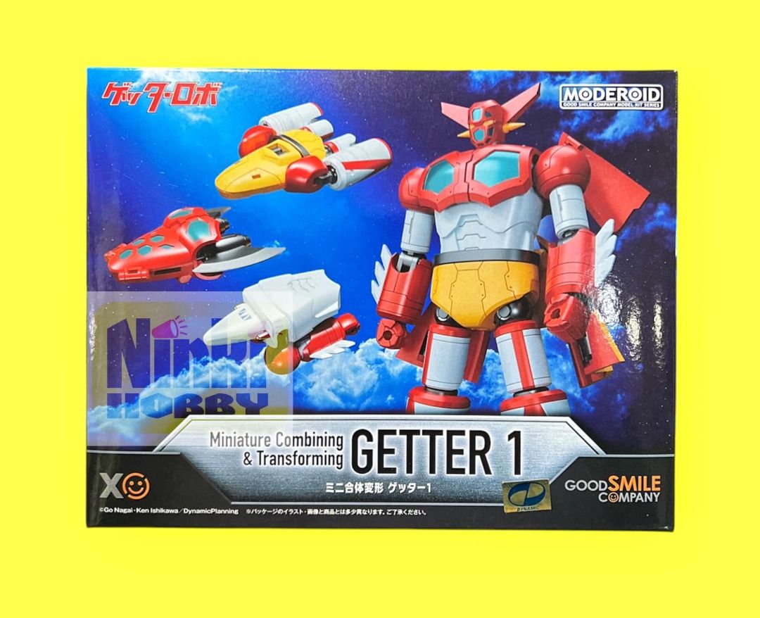 GoodSmile Company GSC Moderoid 模型 Miniature Combining & Transforming Getter 1 Mini 合體變形 三一萬能俠 ...