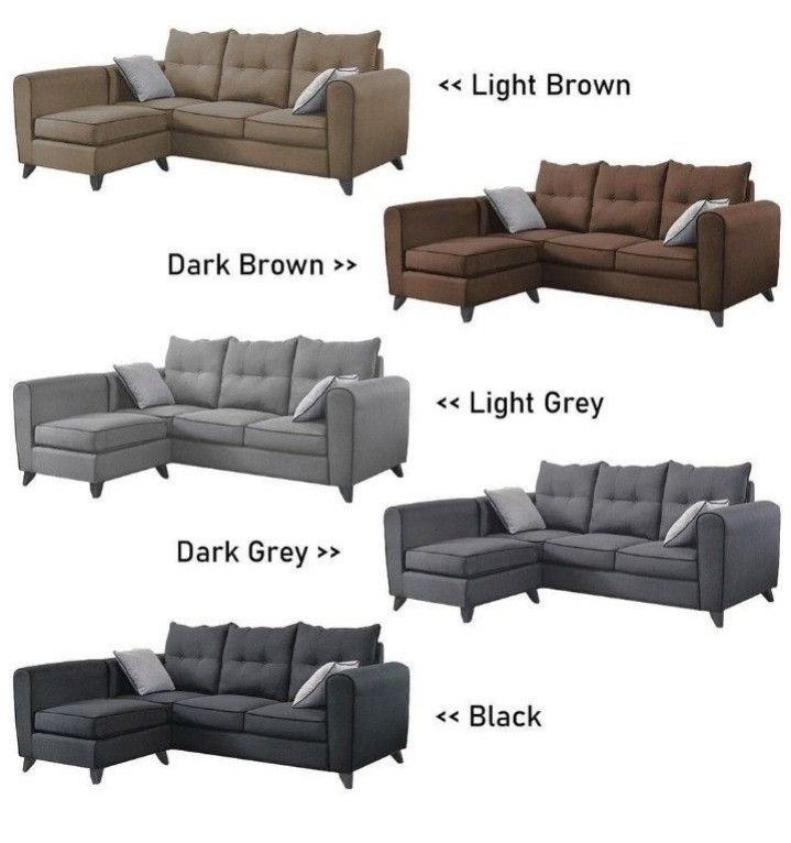 Hari Raya PROMO Left 1 each - 3 Seater Fabric Sofa L shape Sofa ...