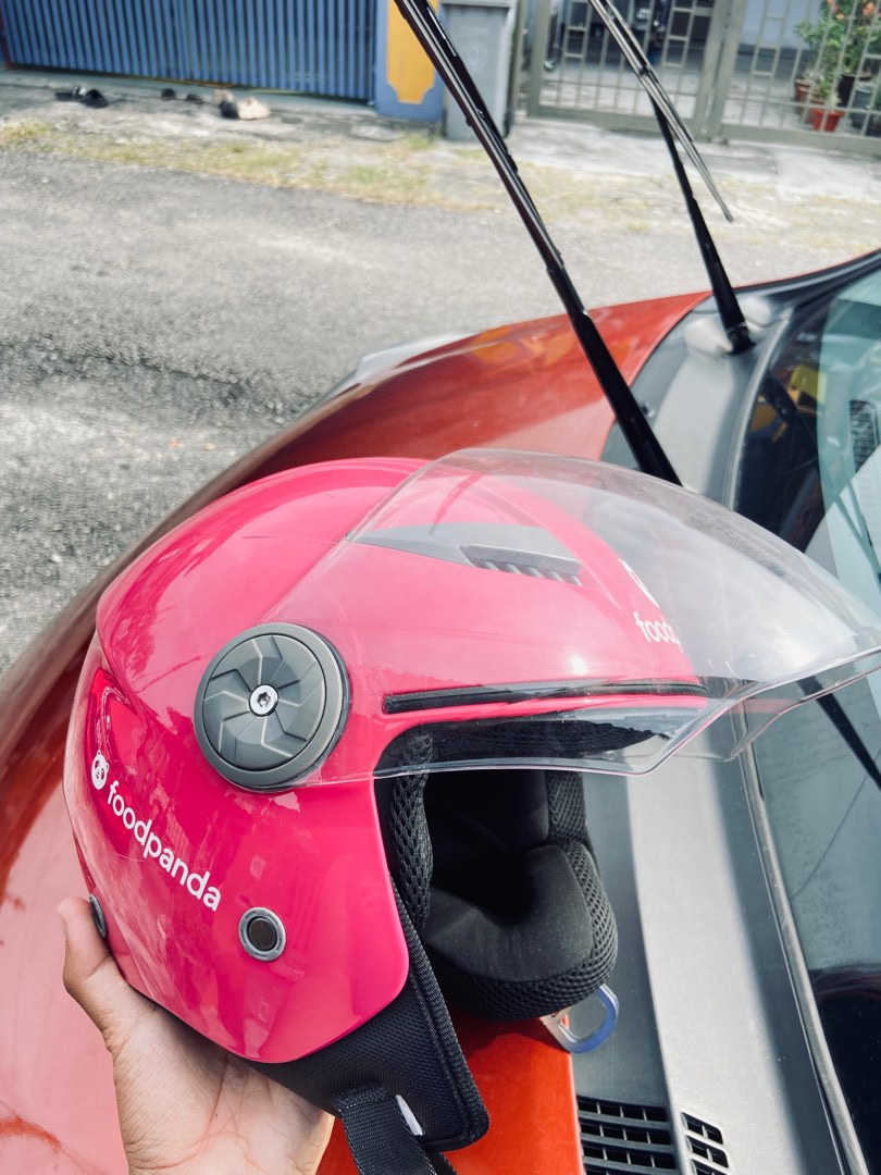 Helmet Food Panda, Auto Accessories on Carousell
