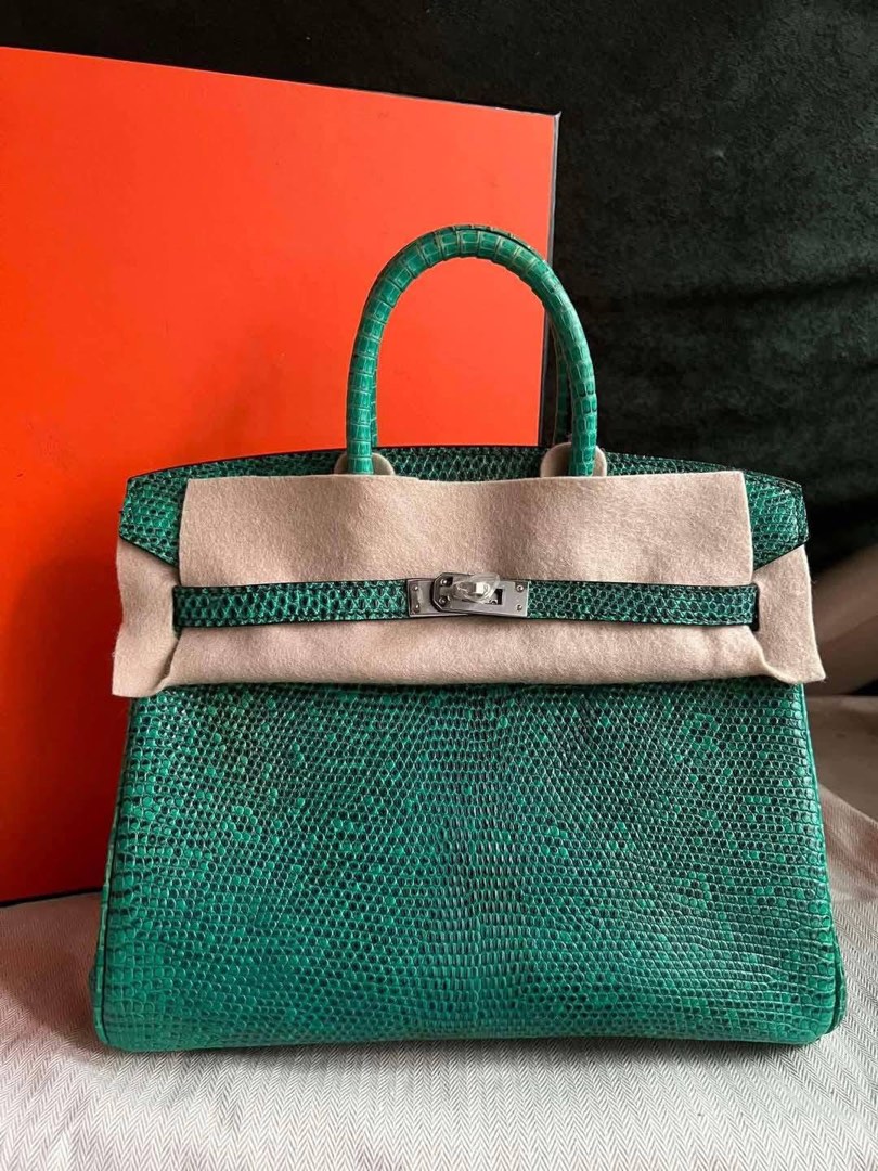 Hermes Birkin Lizard size 25, Luxury, Bags & Wallets on Carousell
