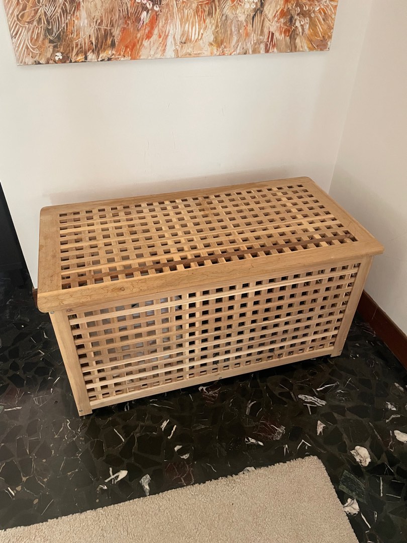 IKEA Hol Storage Table / Chest - Like New, Furniture & Home Living ...
