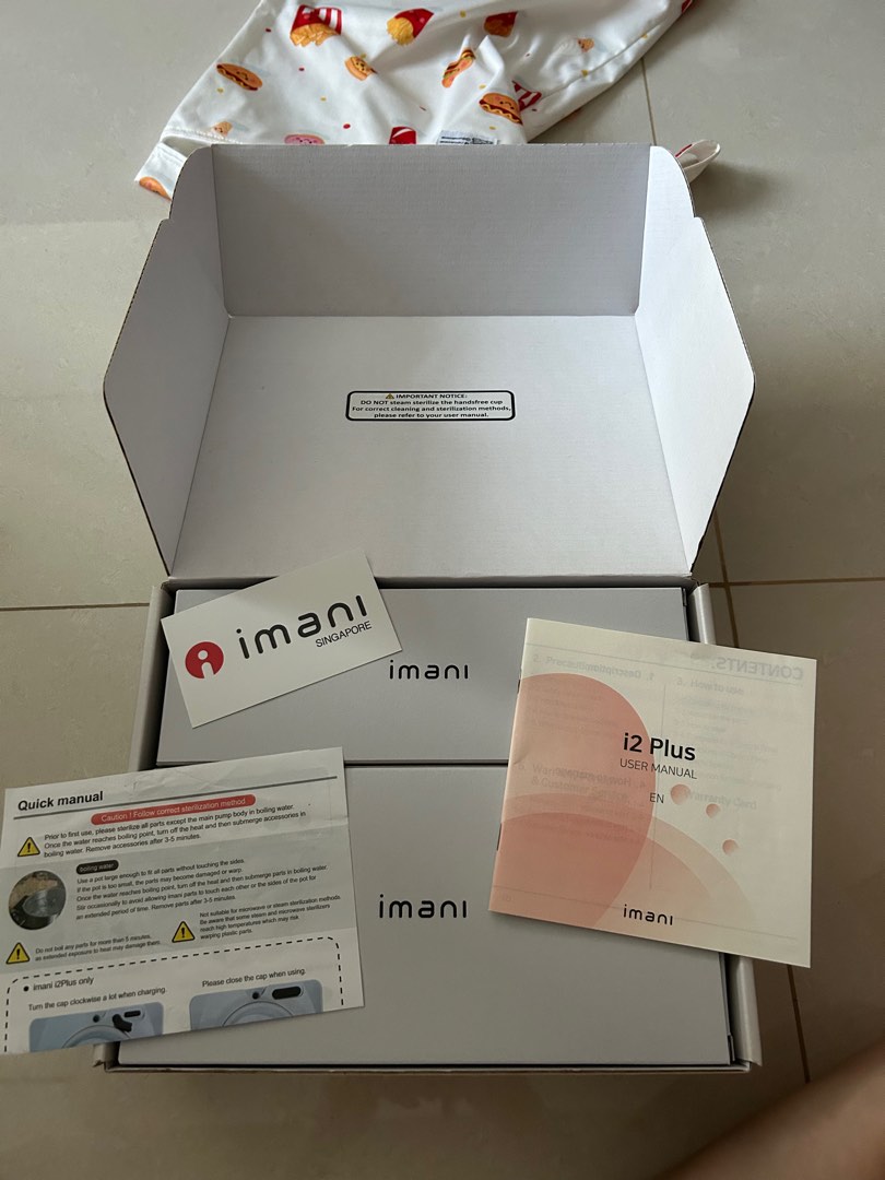 Imani i2 plus dual portable breastpump, Babies & Kids, Nursing ...