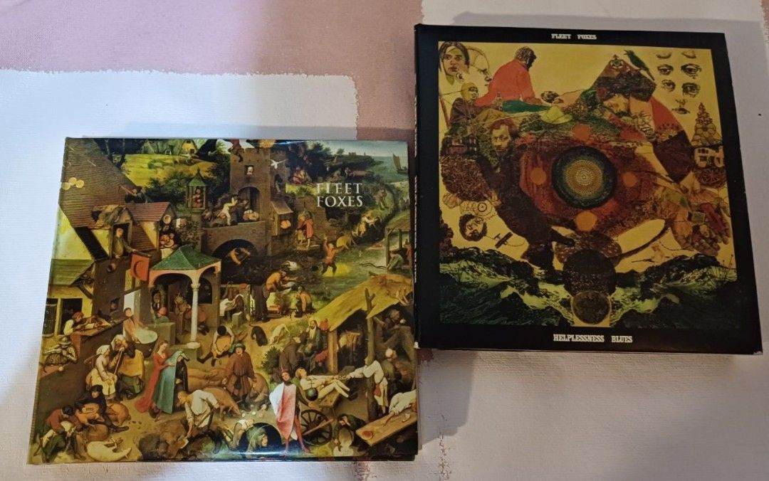 US Indie Rock Band Fleet Foxes 1st & 2nd Studio Albums Original First ...