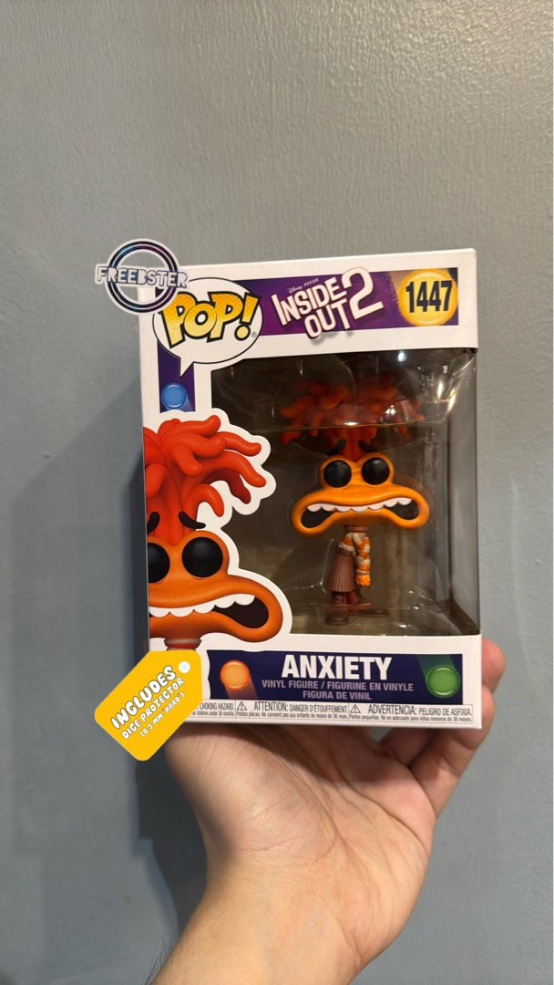 Inside Out 2 Funko Pop (Anxiety Funko Pop), Hobbies & Toys, Toys ...
