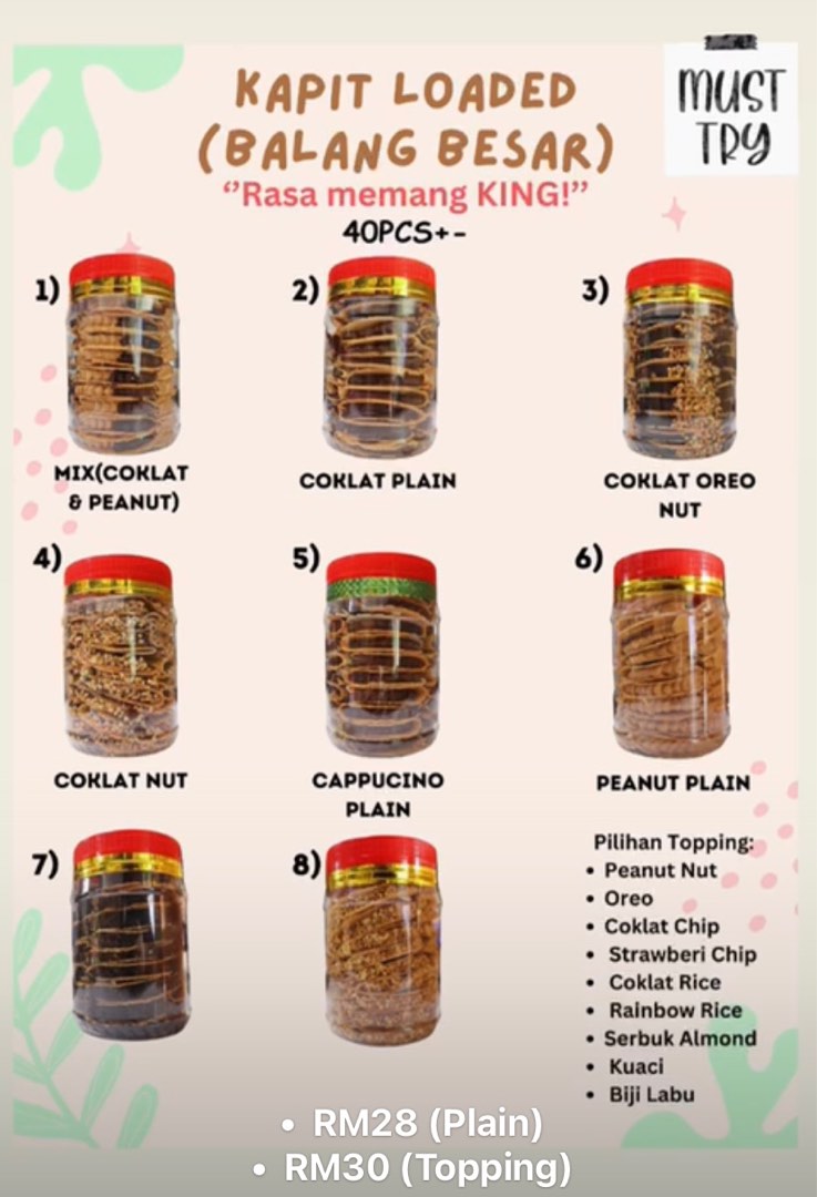 Kapit Crunchy Original & Overloaded Flavours, Food & Drinks, Homemade ...