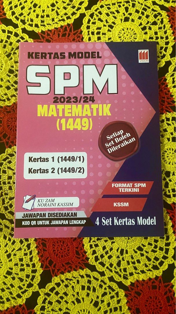 KERTAS MODEL SPM ( MATEMATIK ), Hobbies & Toys, Books & Magazines ...