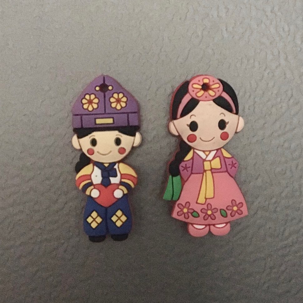 Korea Korean Traditional Hanbok Magnet (1 Set), Hobbies & Toys ...