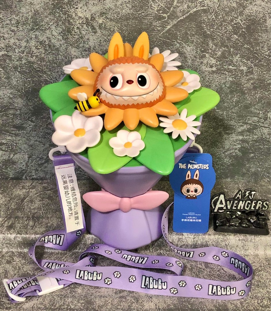 Labubu popcorn bucket, Hobbies & Toys, Memorabilia & Collectibles, Fan ...
