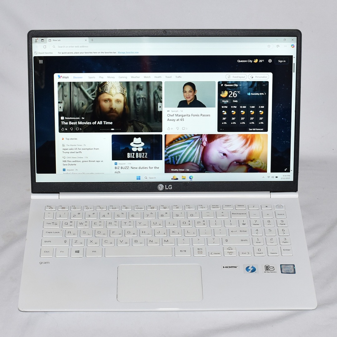 LG Core i5 8th gen 15.6" laptop (i5-8265U, 8GB Ram, 256GB SSD ...