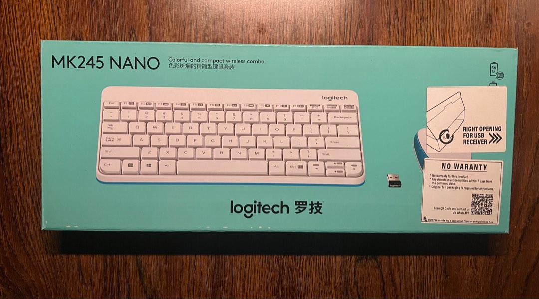 Logitech Mk245 Nano Wireless Keyboard 30 Computers And Tech Parts And Accessories Computer