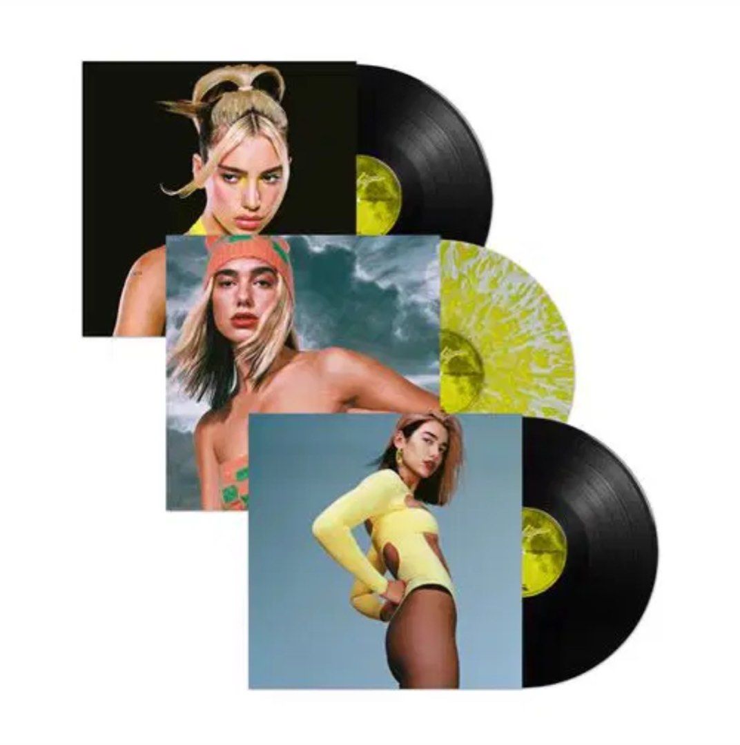 [LP] Dua Lipa - Future Nostalgia (Deluxe) 5th Anniversary Splatter & Black Vinyl edition 3XLP ...