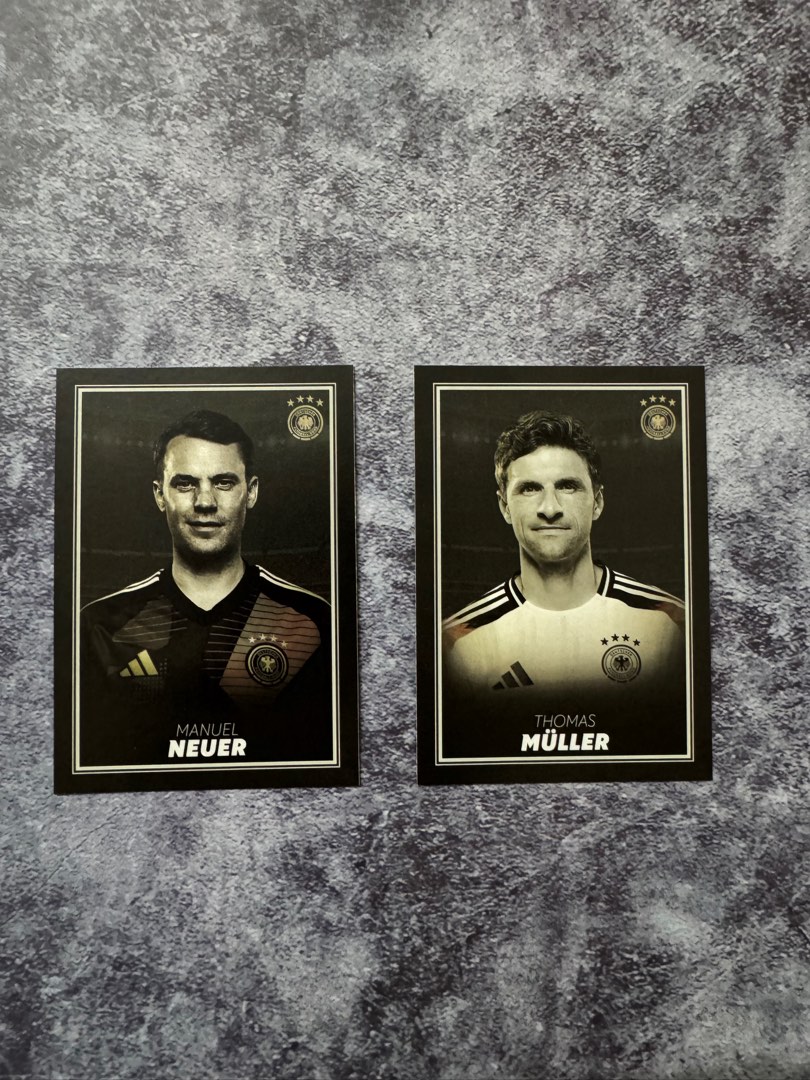 Manuel Neuer / Thomas Muller - Panini DFB Karten 2024 Card Set, Hobbies ...