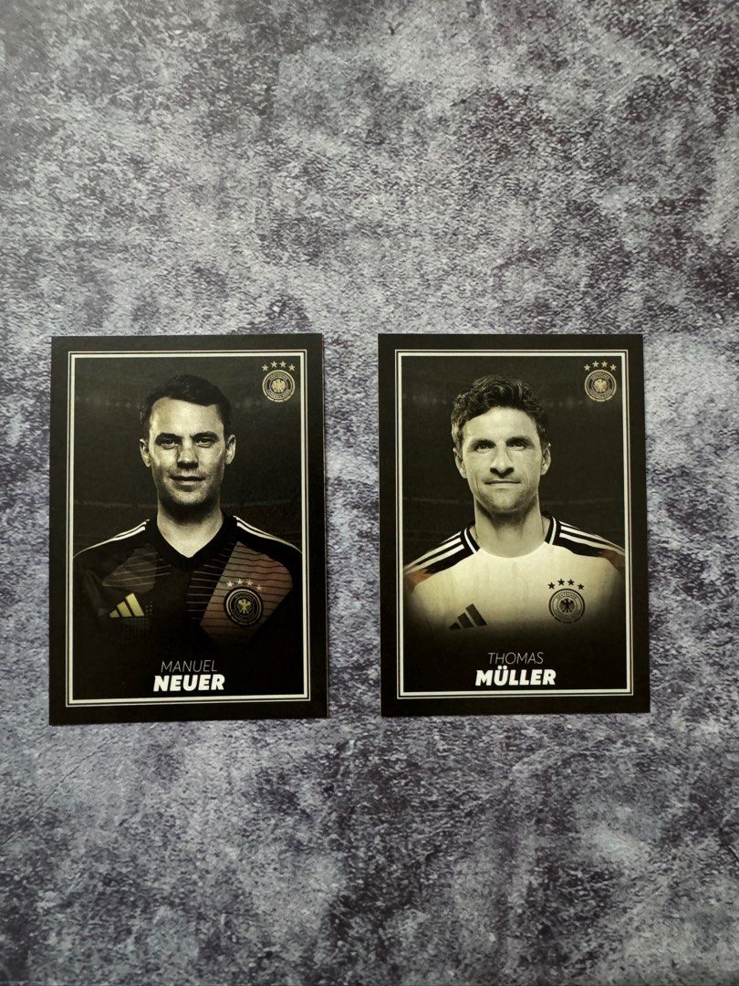 Manuel Neuer / Thomas Muller - Panini DFB Karten 2024 Card Set, Hobbies & Toys, Toys & Games on ...