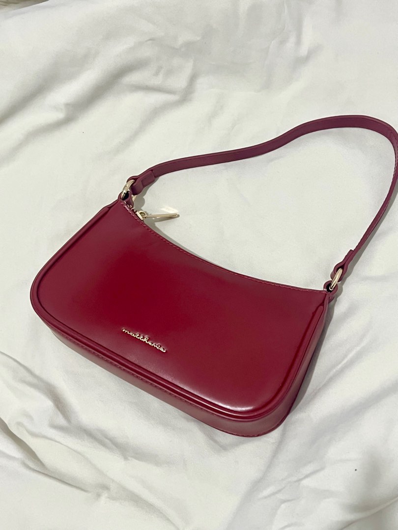 Matthews - Red Shoulder Bag, Women's Fashion, Bags & Wallets, Shoulder ...