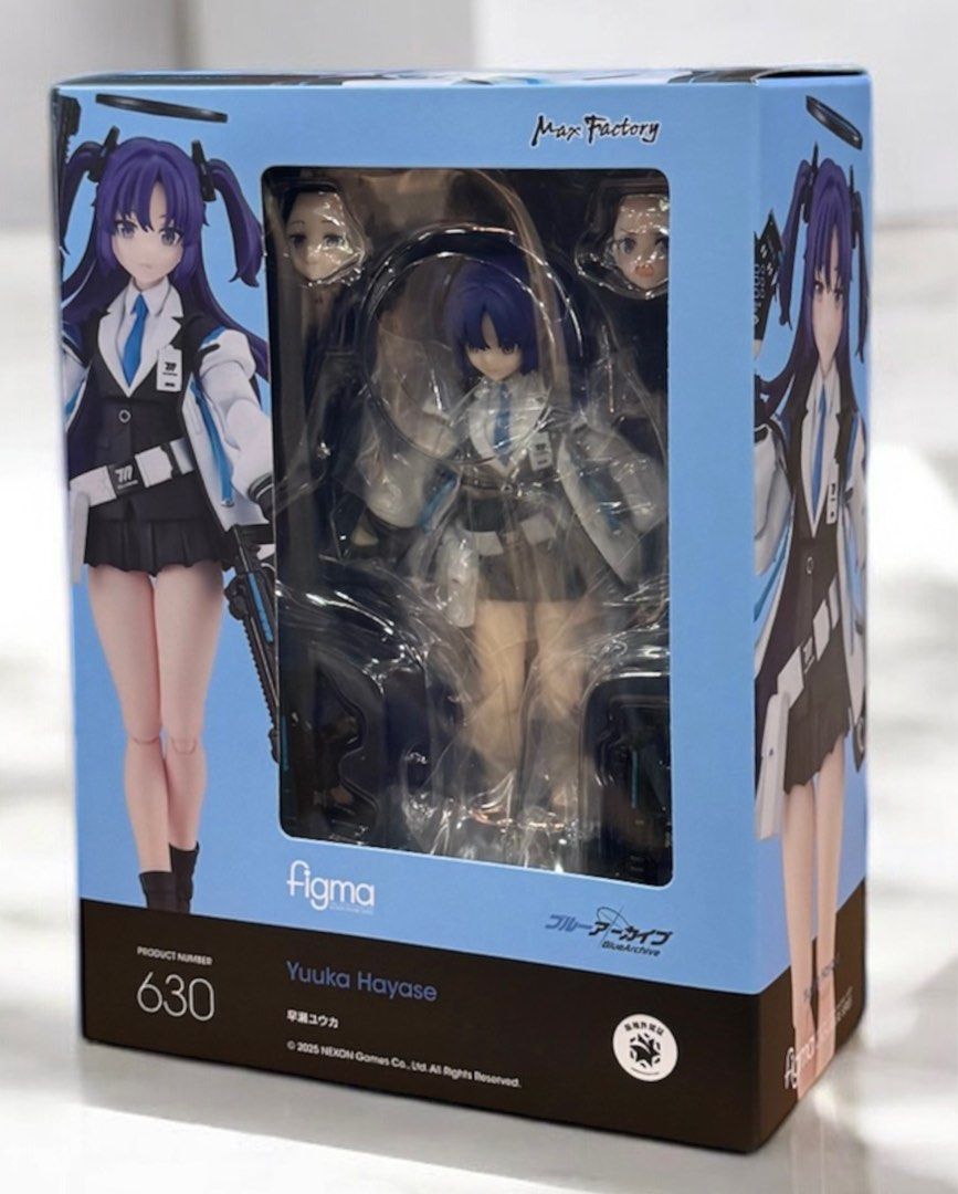 限定販售 Max Factory Figma 630 早瀨優香 蔚藍檔案 Blue Archive Figma No 630 早瀨 優香, 興趣及遊戲, 玩具 & 遊戲類 - Carousell