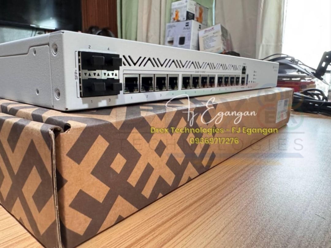 Mikrotik CCR2116-12G-4S+ Cloud Core Router 16GB 10G setups with this ...