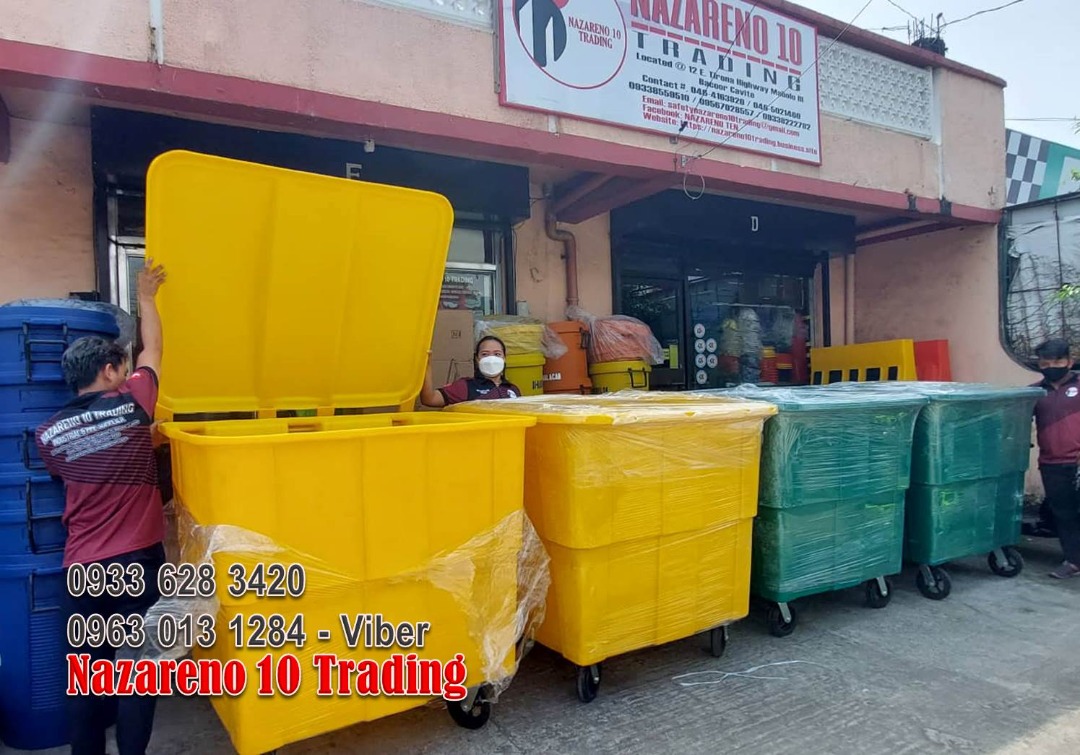 Mobile Waste bin with wheels, Furniture & Home Living, Cleaning ...