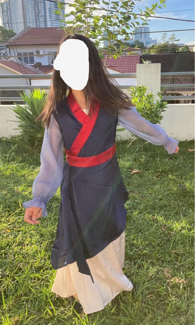 Disney Mulan daily wearable hanfu, Babies & Kids, Babies & Kids Fashion on Carousell