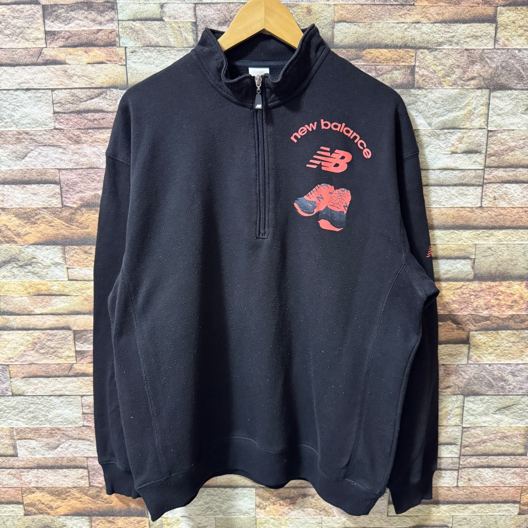New Balance Half Zipper, Men's Fashion, Activewear on Carousell