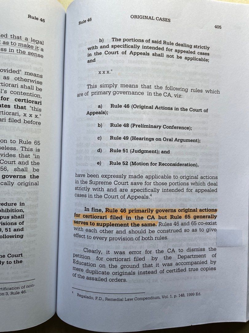 Notes and Cased in Remedial Law (Civil Procedure) Volume 1 Part 3 by ...