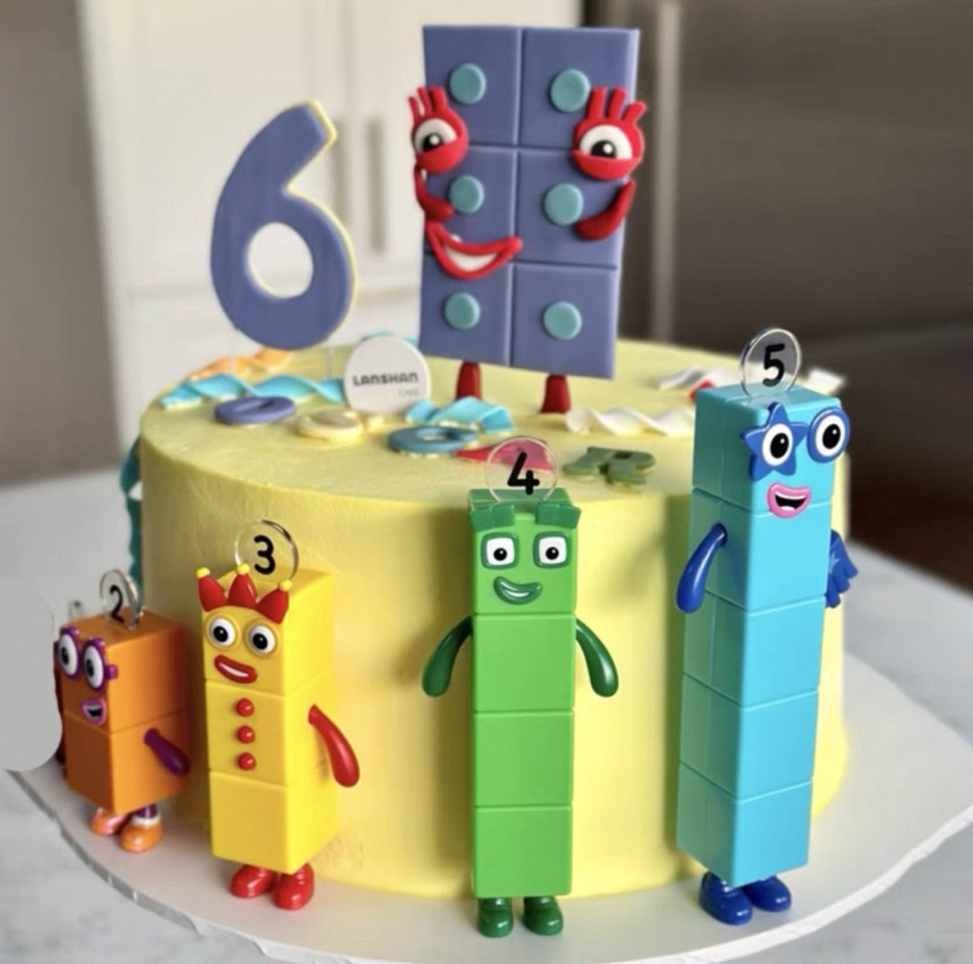Numberblocks number blocks birthday cake topper decoration toys ...