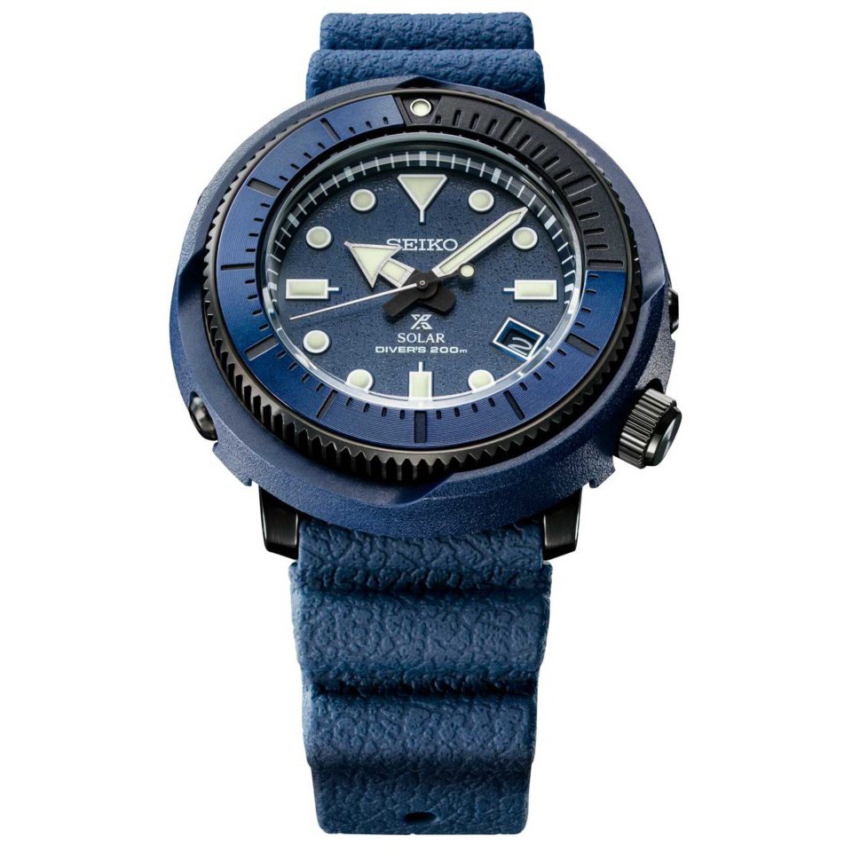 OwnOne: Seiko Solar blue dial, blue strap, original brand new in box ...