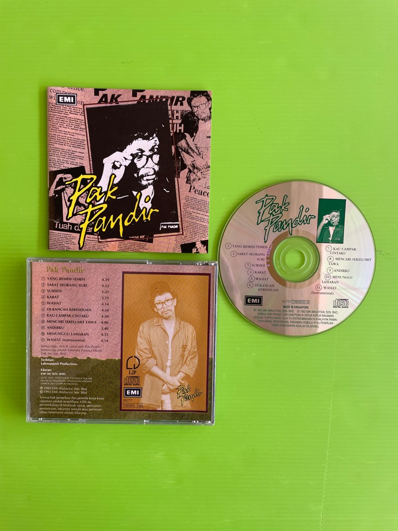 Pak Pandir Album CD, Hobbies & Toys, Music & Media, CDs & DVDs on Carousell