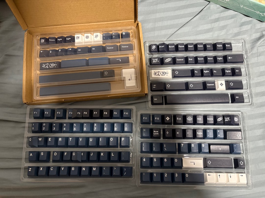PBT Galaxy Keycap clones, Computers & Tech, Parts & Accessories ...