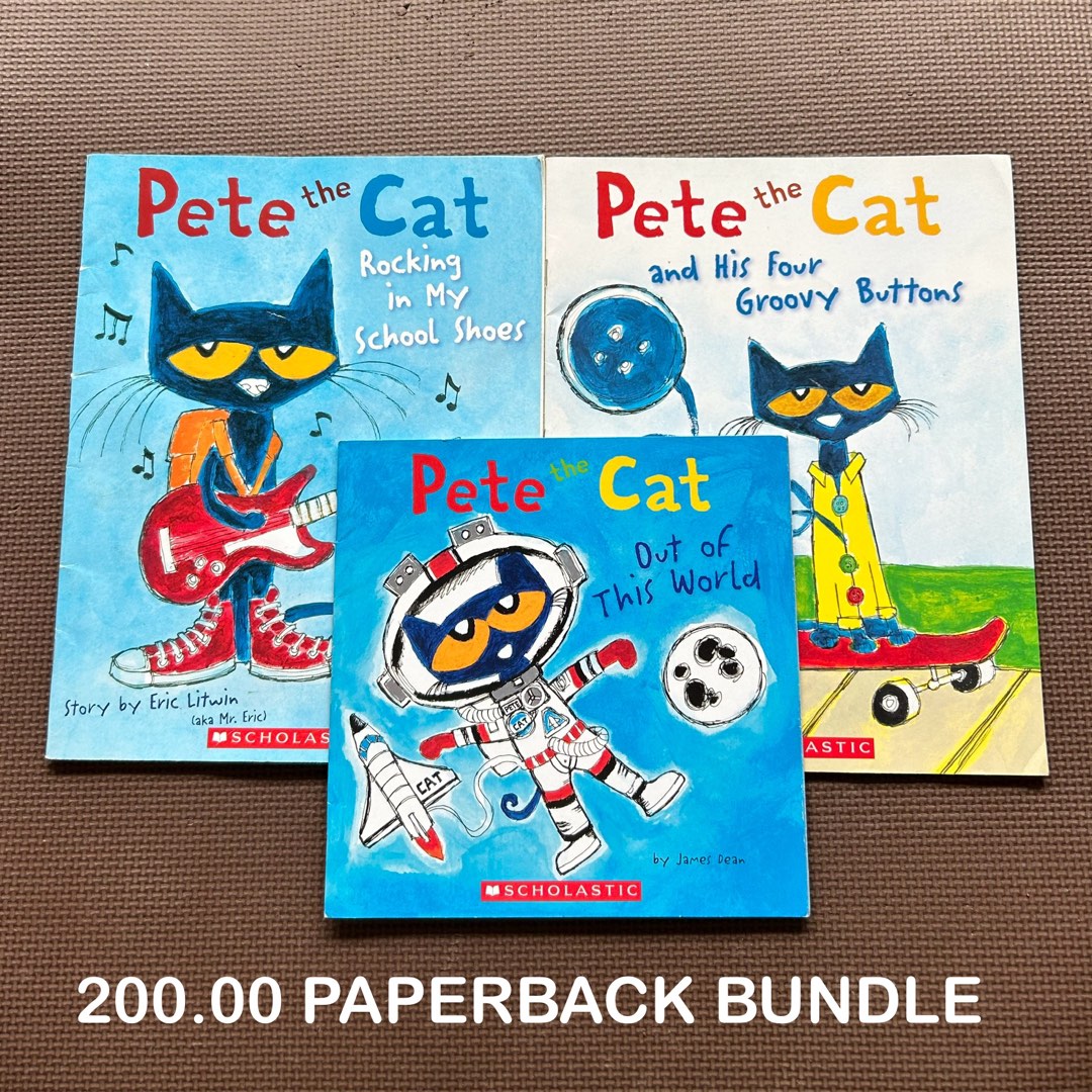 Pete the Cat Book Bundle, Hobbies & Toys, Books & Magazines, Children's ...