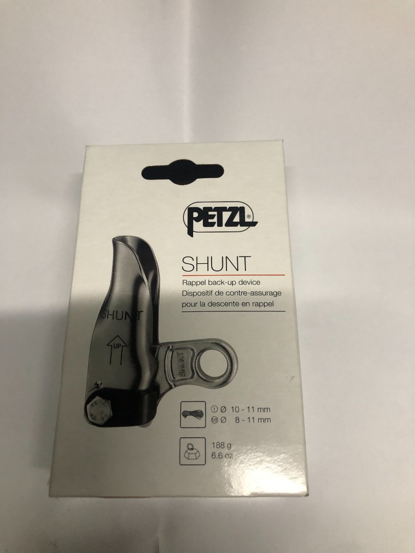 Petzl SHUNT - Rappel back-up device, 運動產品, 其他運動配件 - Carousell