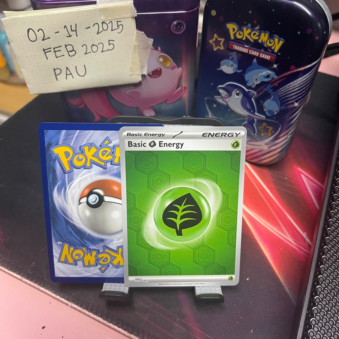 Pokemon Basic Energy Leaf (Holo Card/ Fresh Pull), Hobbies & Toys, Toys ...