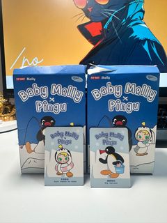 BNIB Baby Molly X Pingu Popmart, Hobbies & Toys, Toys & Games on Carousell