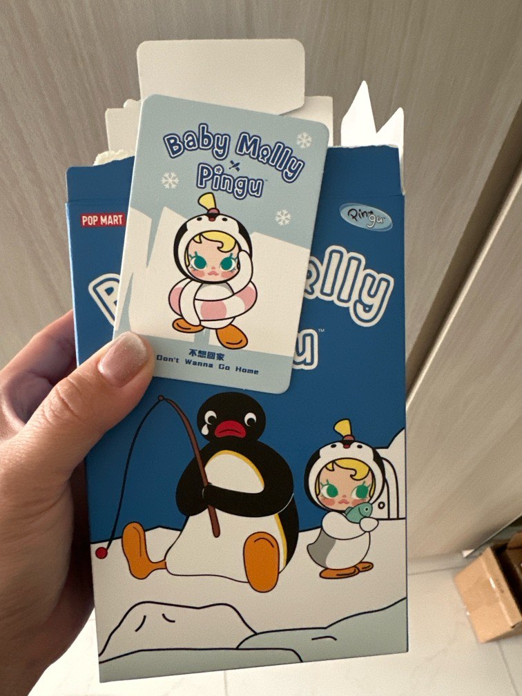 Popmart baby Molly X pingu, Hobbies & Toys, Toys & Games on Carousell