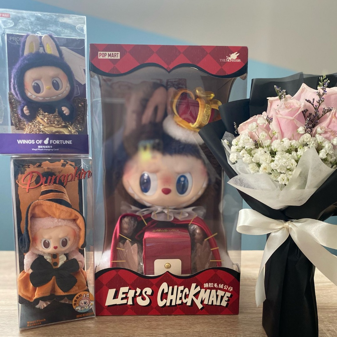 Popmart Labubu "Lets Checkmate", Hobbies & Toys, Toys & Games on Carousell