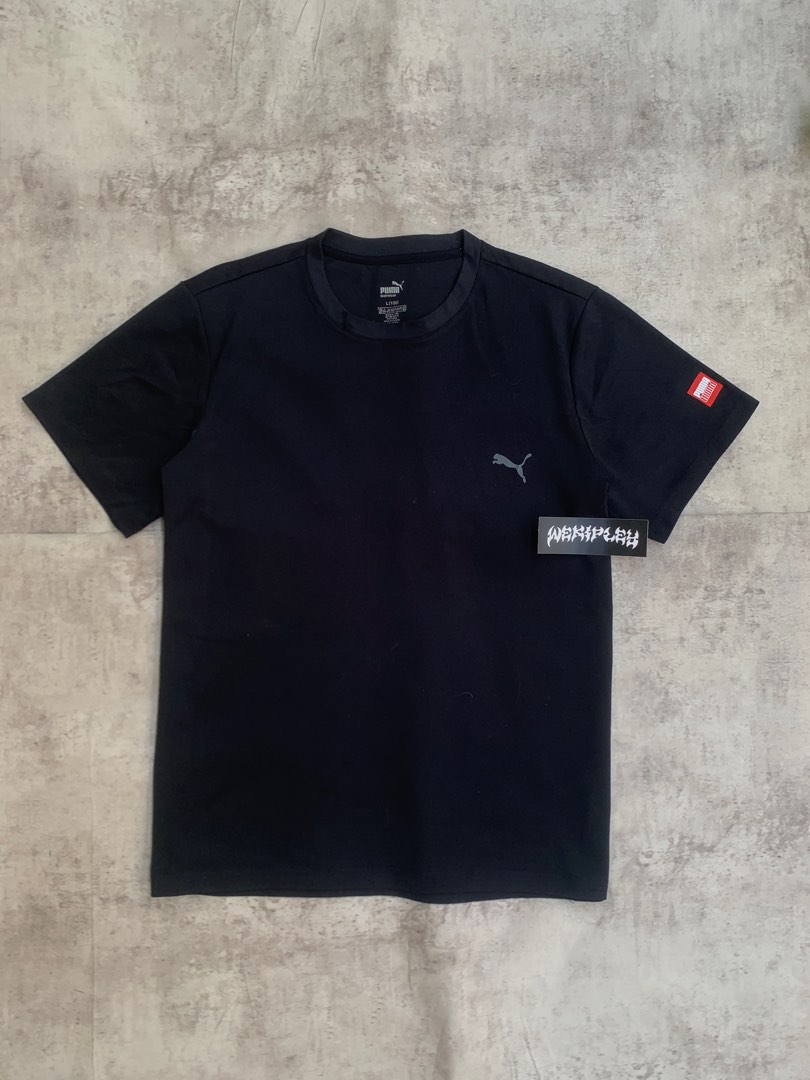 Puma logo kaos jersey olahraga running lari sport gym sepeda tennis ...